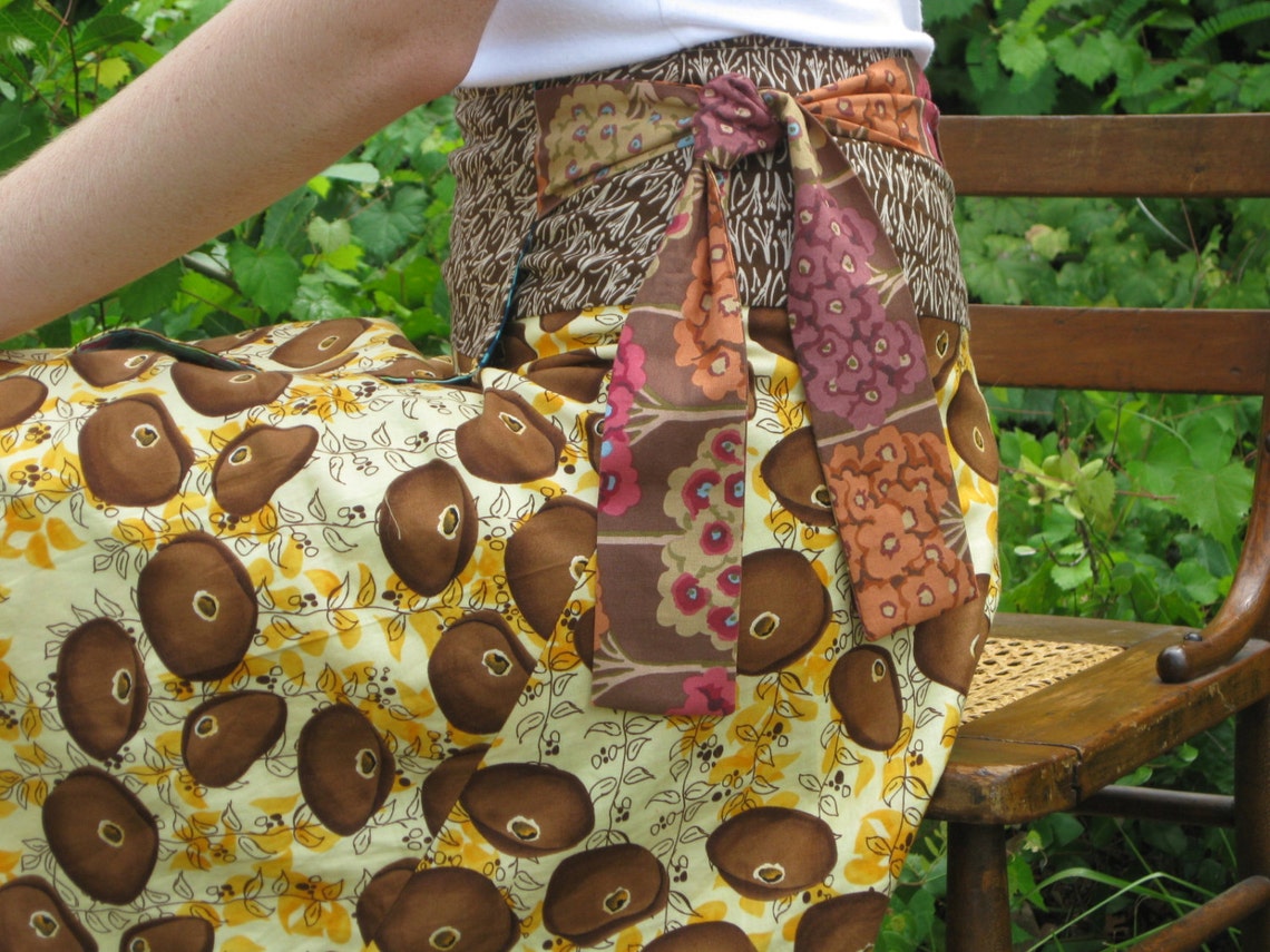 Lovejill Reversible Wrap Skirt Pattern for Women - Etsy