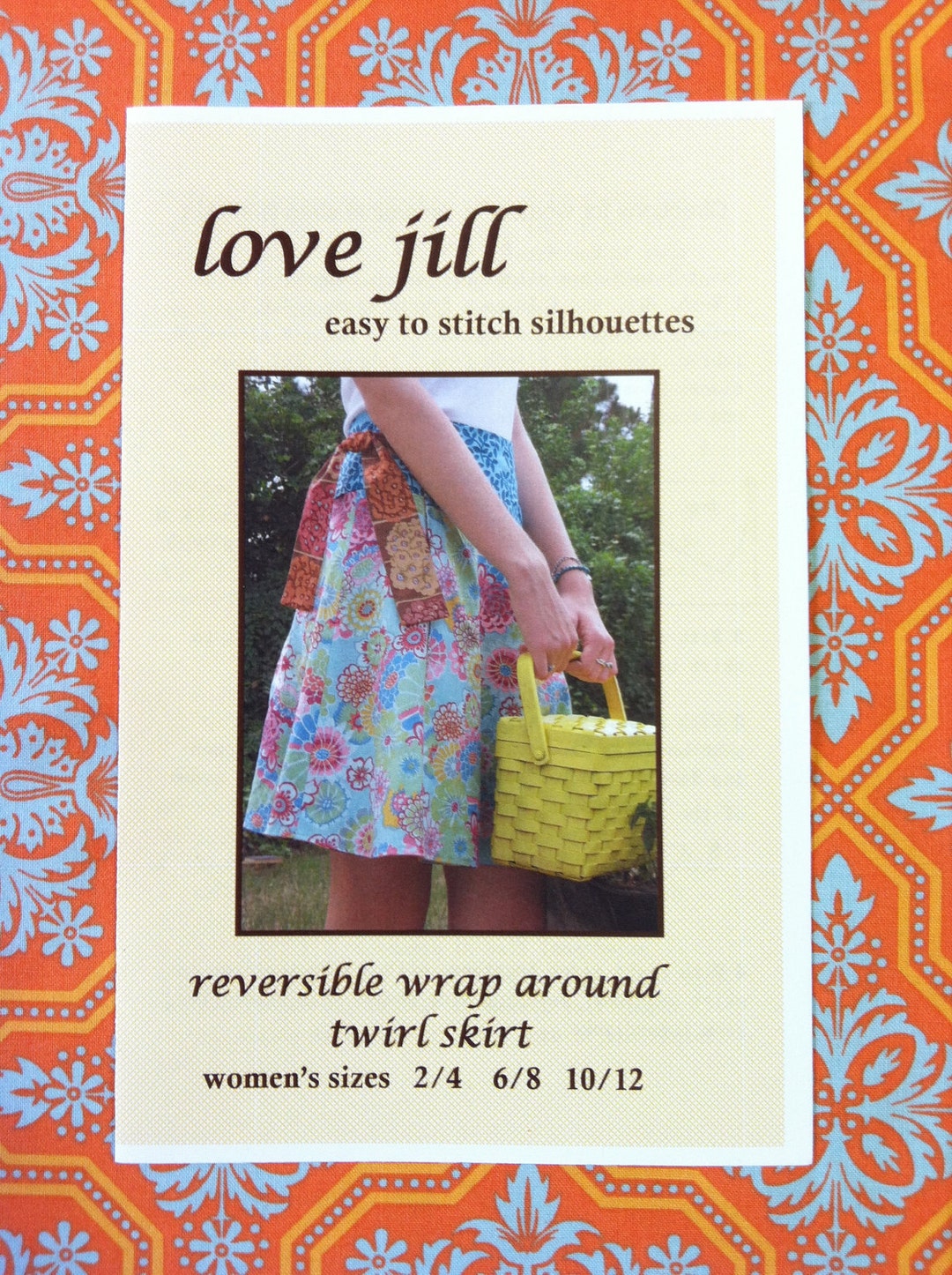 Lovejill Reversible Wrap Skirt Pattern for Women - Etsy