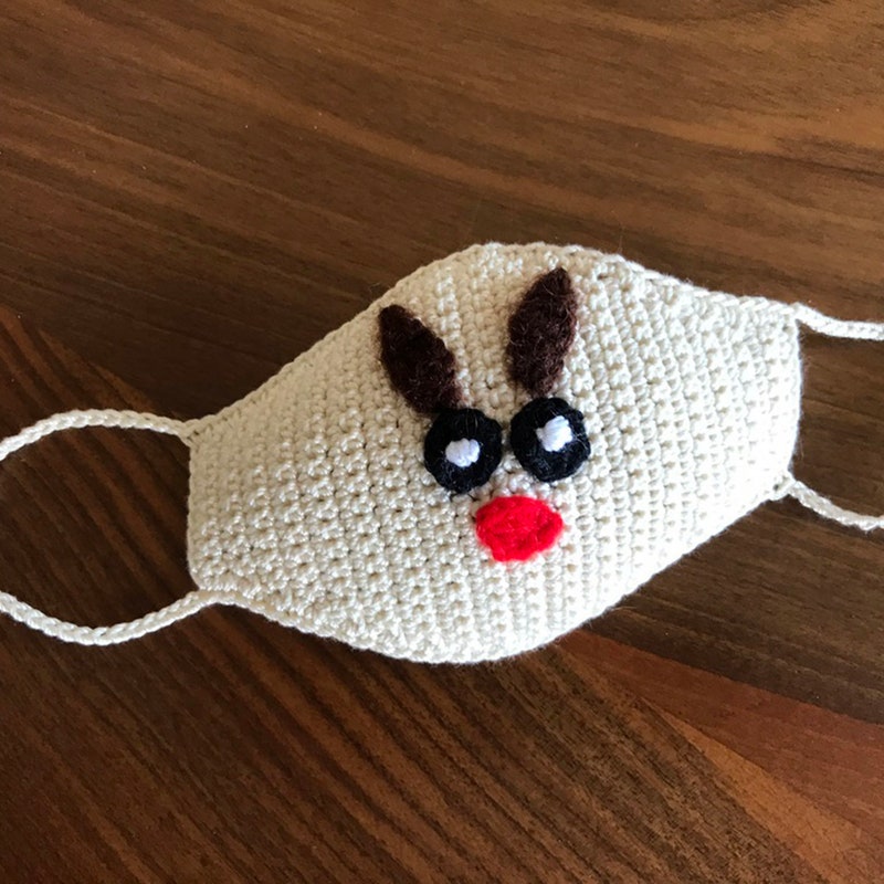 Crochet Face Mask Animal - Etsy