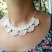 Crochet Necklace Pattern, Crochet Lace Necklace, Craft Your Own Stylish ...