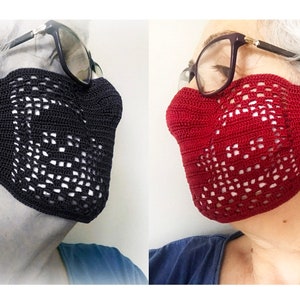 Crochet Mask,face Mask Pattern,crochet Skull Mask,crochet Pattern, Easy ...