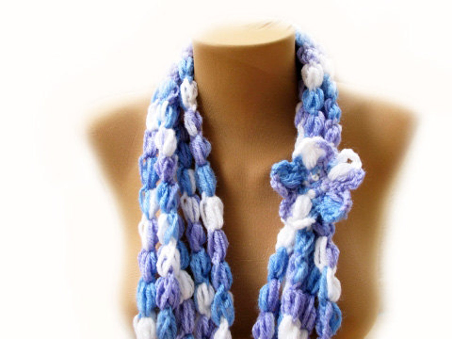 Crochet Scarf Pattern, Crochet Pattern, Infinity Loop Scarf, Easy ...