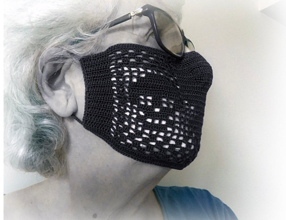 Crochet Maskface Mask Patterncrochet Skull Maskcrochet - Etsy