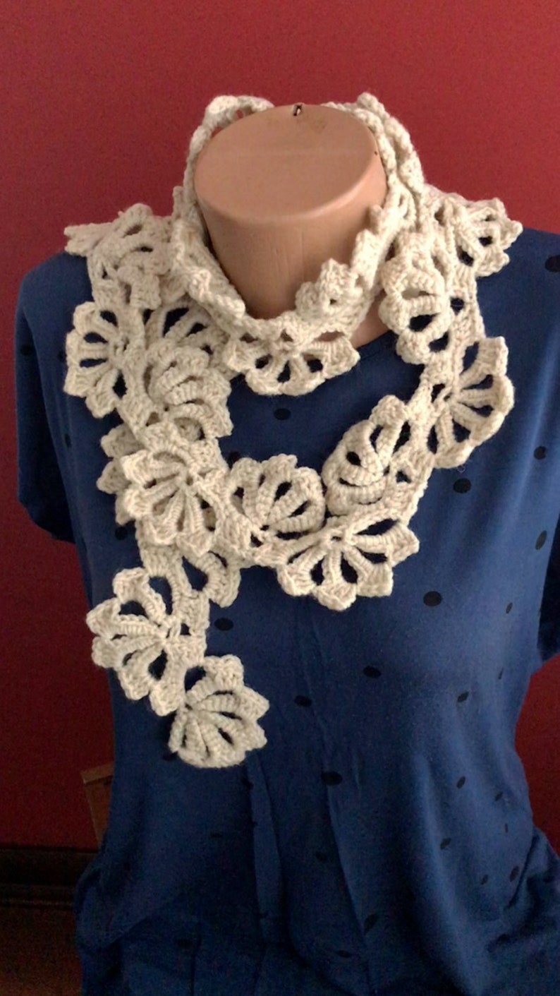 Crochet Scarf Pattern Neck Wrap Scarf Crochet Pattern | Etsy