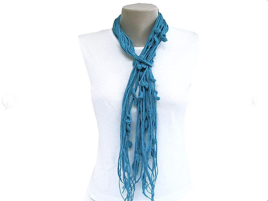 Crochet Free Form Scarf Pattern, Different Combinations Scarves, Easy ...