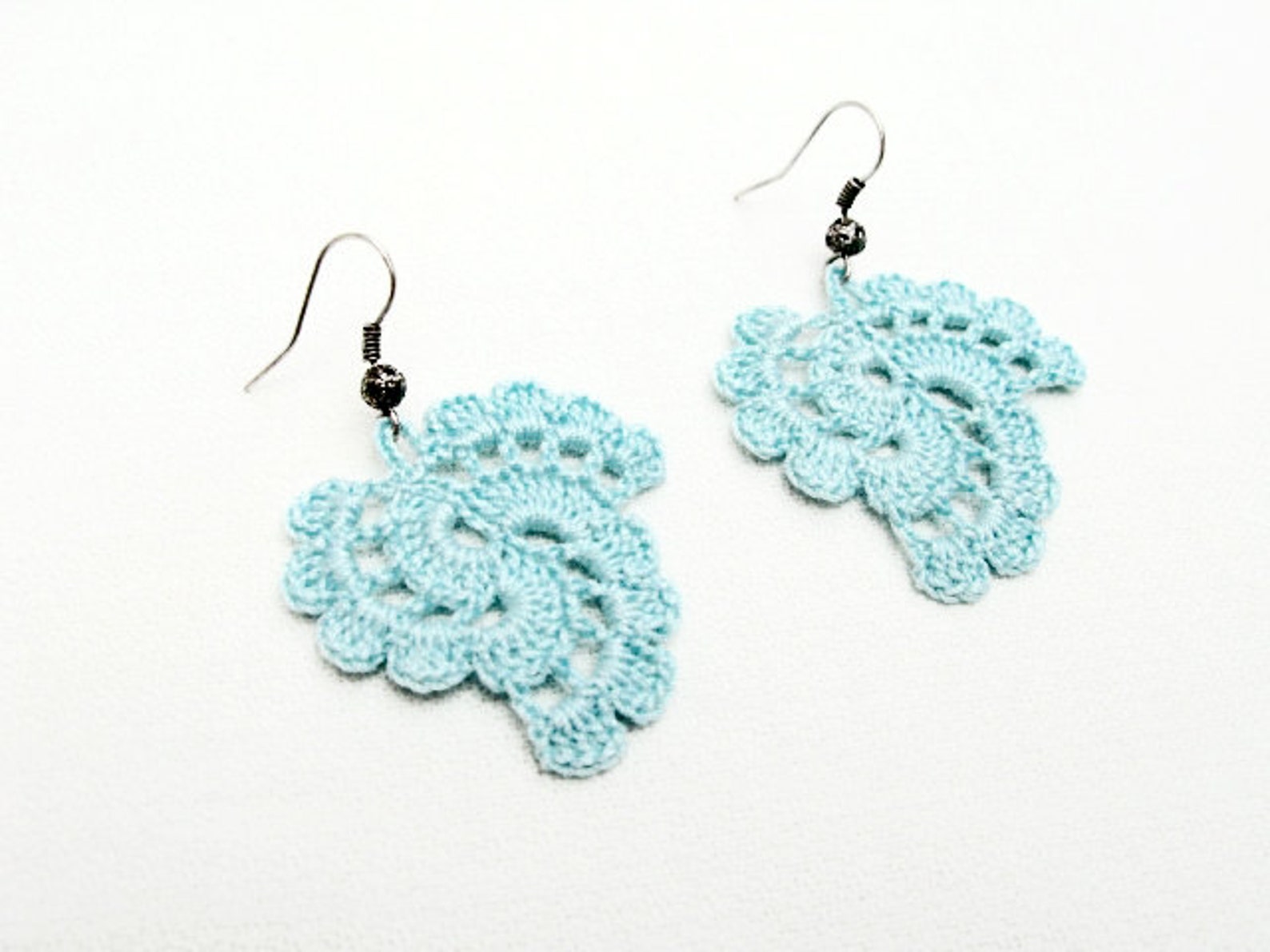 Crochet Flower Earrings Pattern Crochet Pattern PDF - Etsy