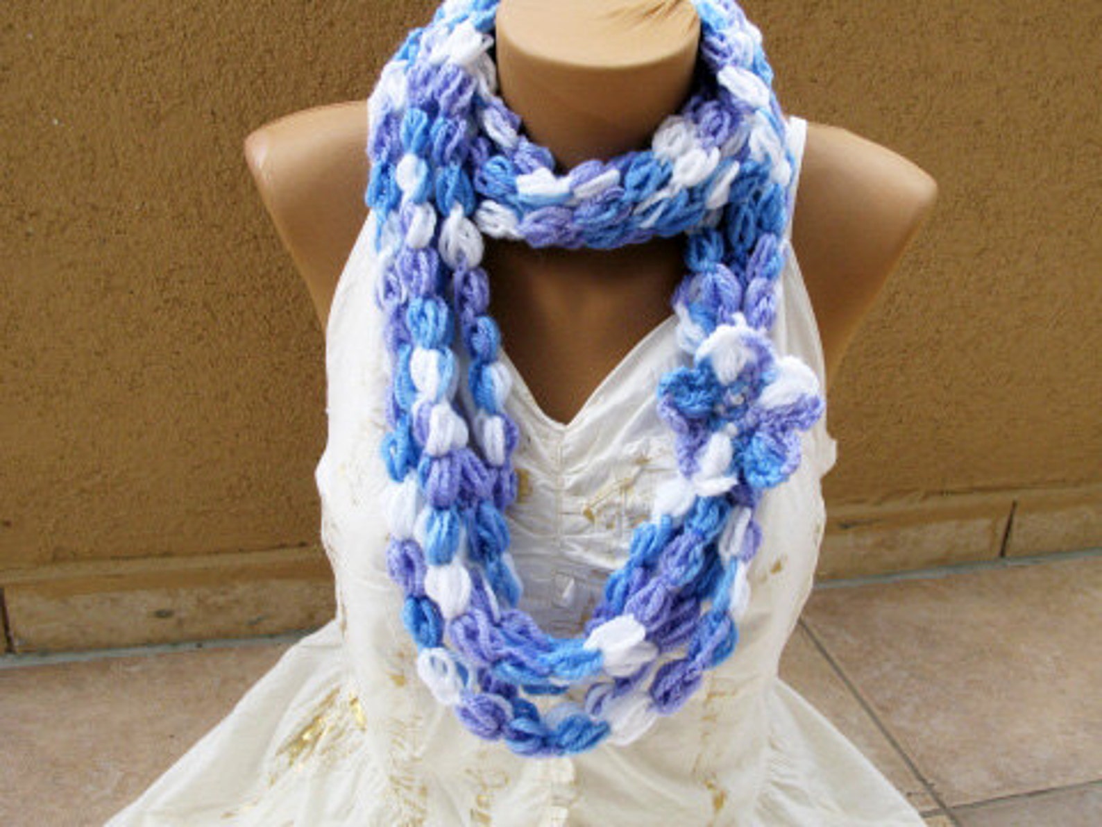 Crochet Scarf Pattern Crochet Pattern Infinity Loop Scarf | Etsy