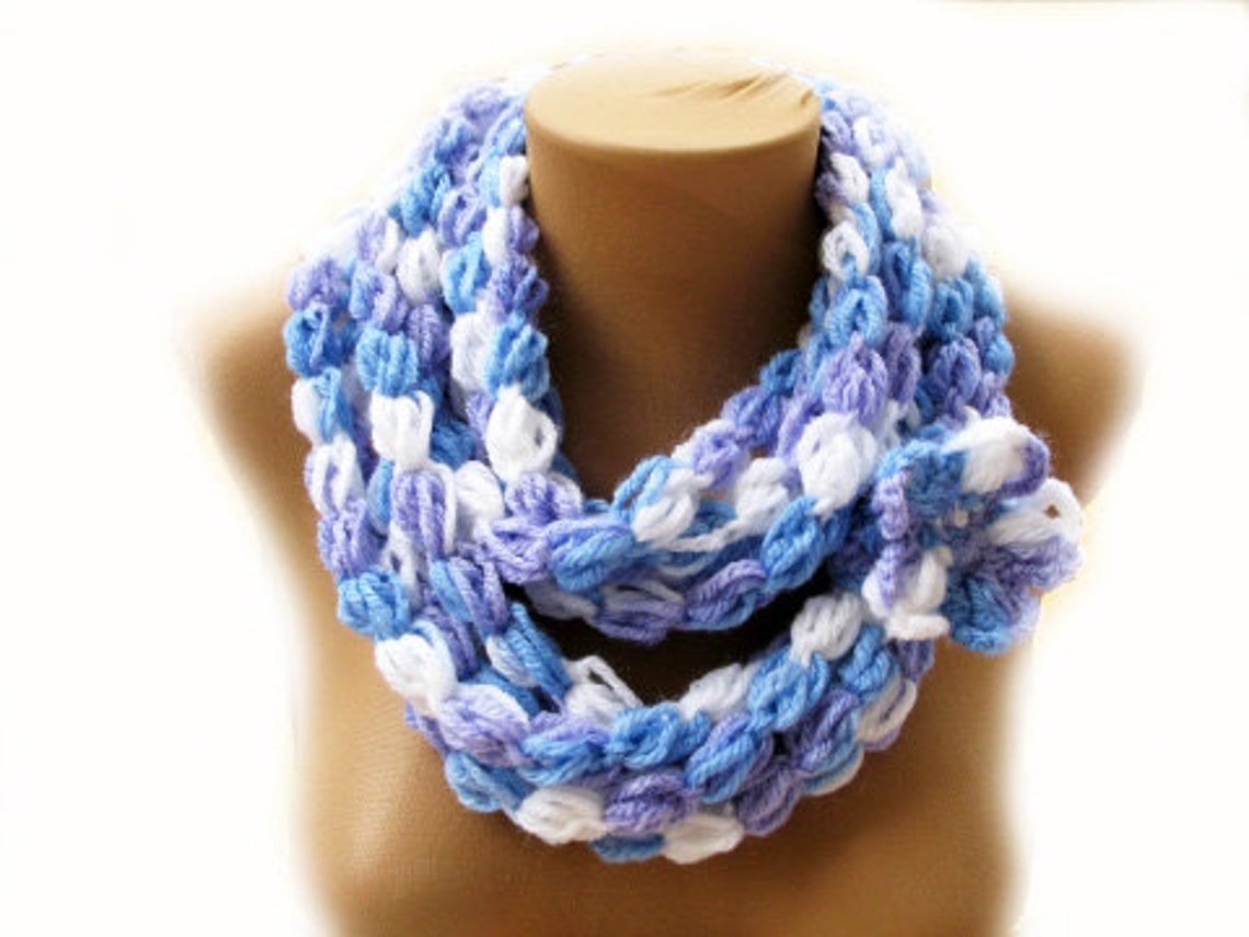 Crochet Scarf Pattern Crochet Pattern Infinity Loop Scarf - Etsy