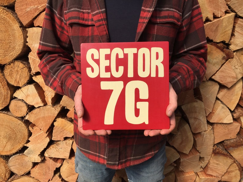 Sector 7G Sign the Simpsons Handmade Screen Printed Sign | Etsy