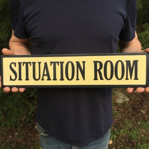 Situation Room Sign | White House | the West Wing | Handmade Screen ...