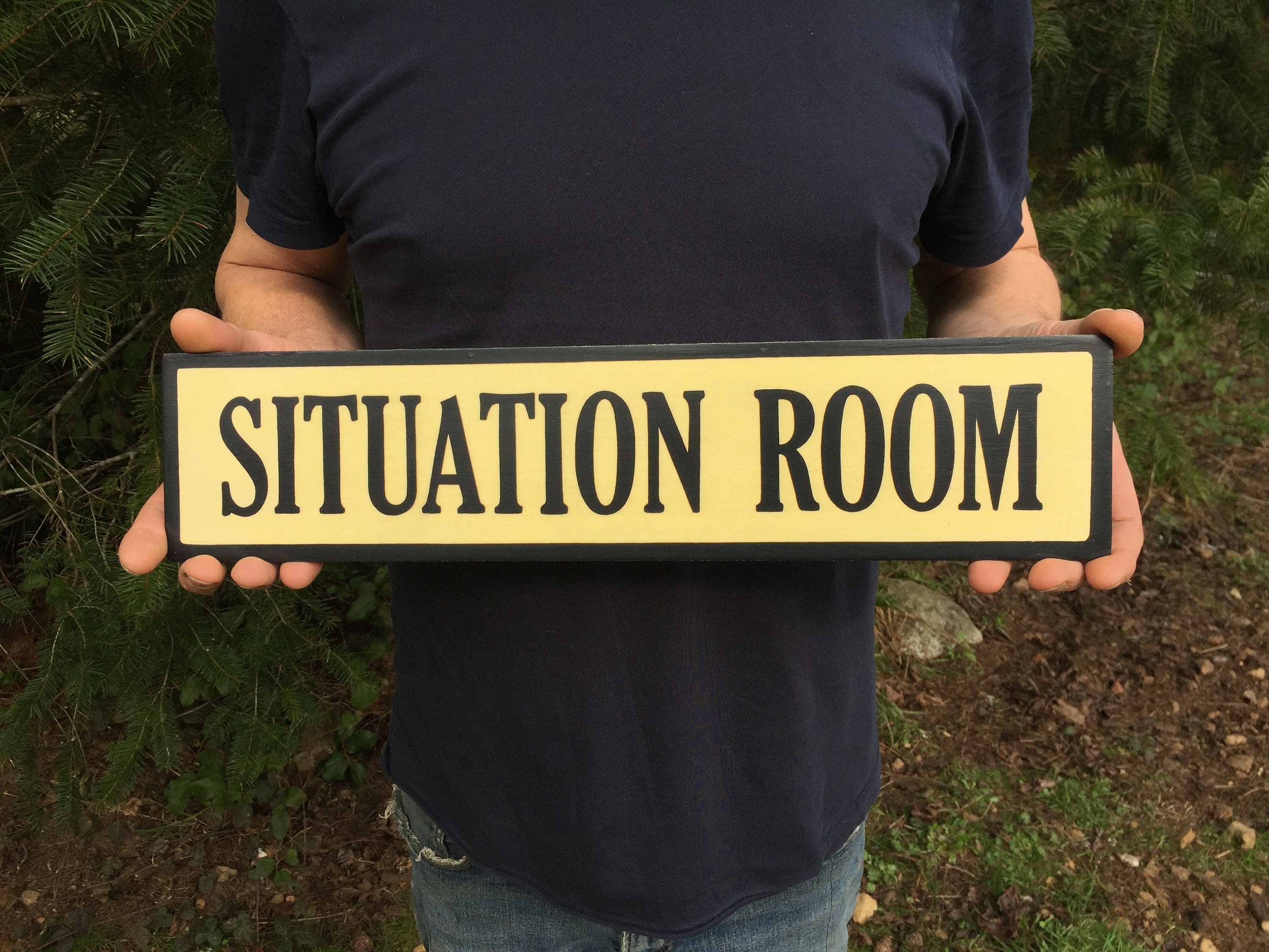 Situation Room Sign White House the West Wing Handmade | Etsy