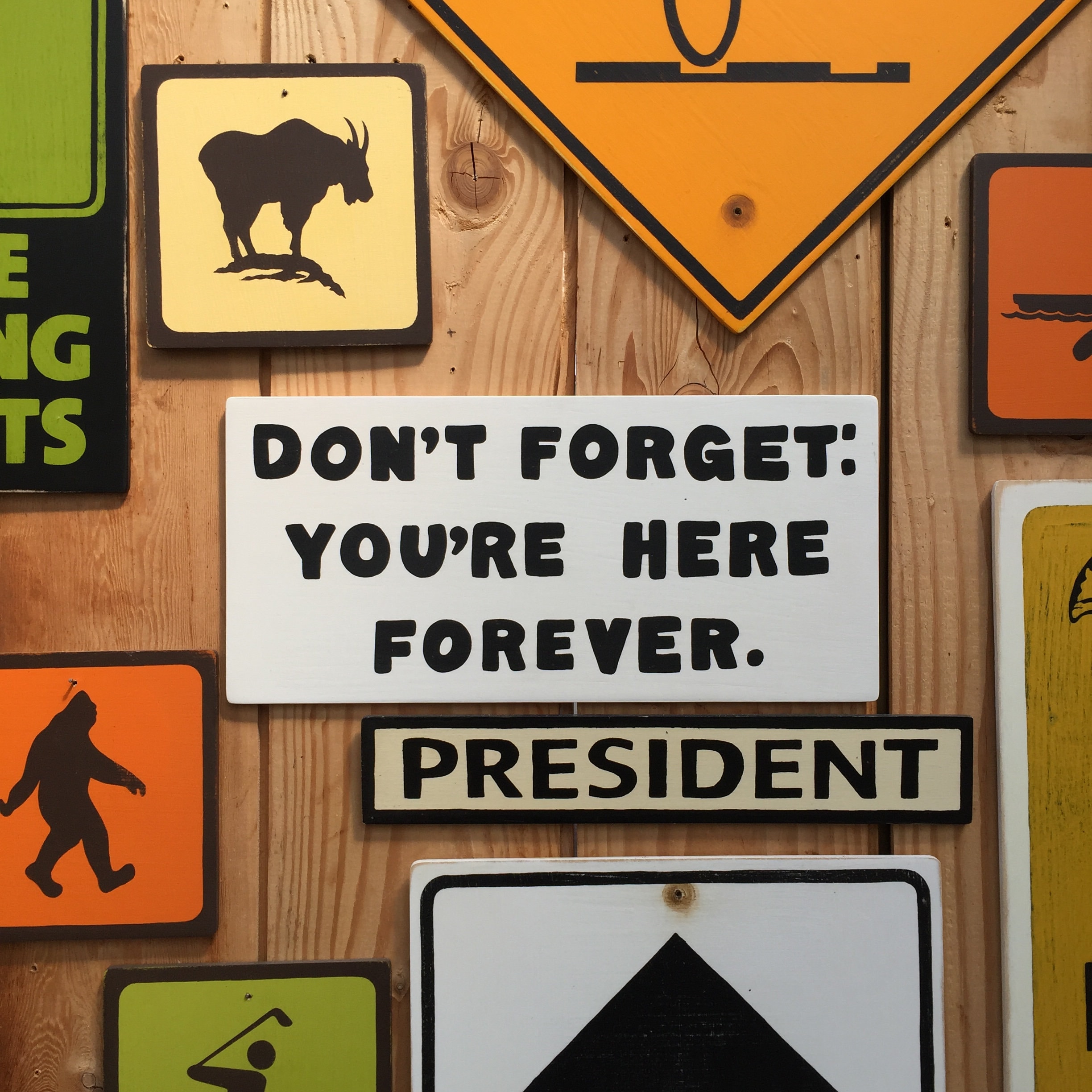Don't Forget: You're Here Forever Sign the Simpsons - Etsy
