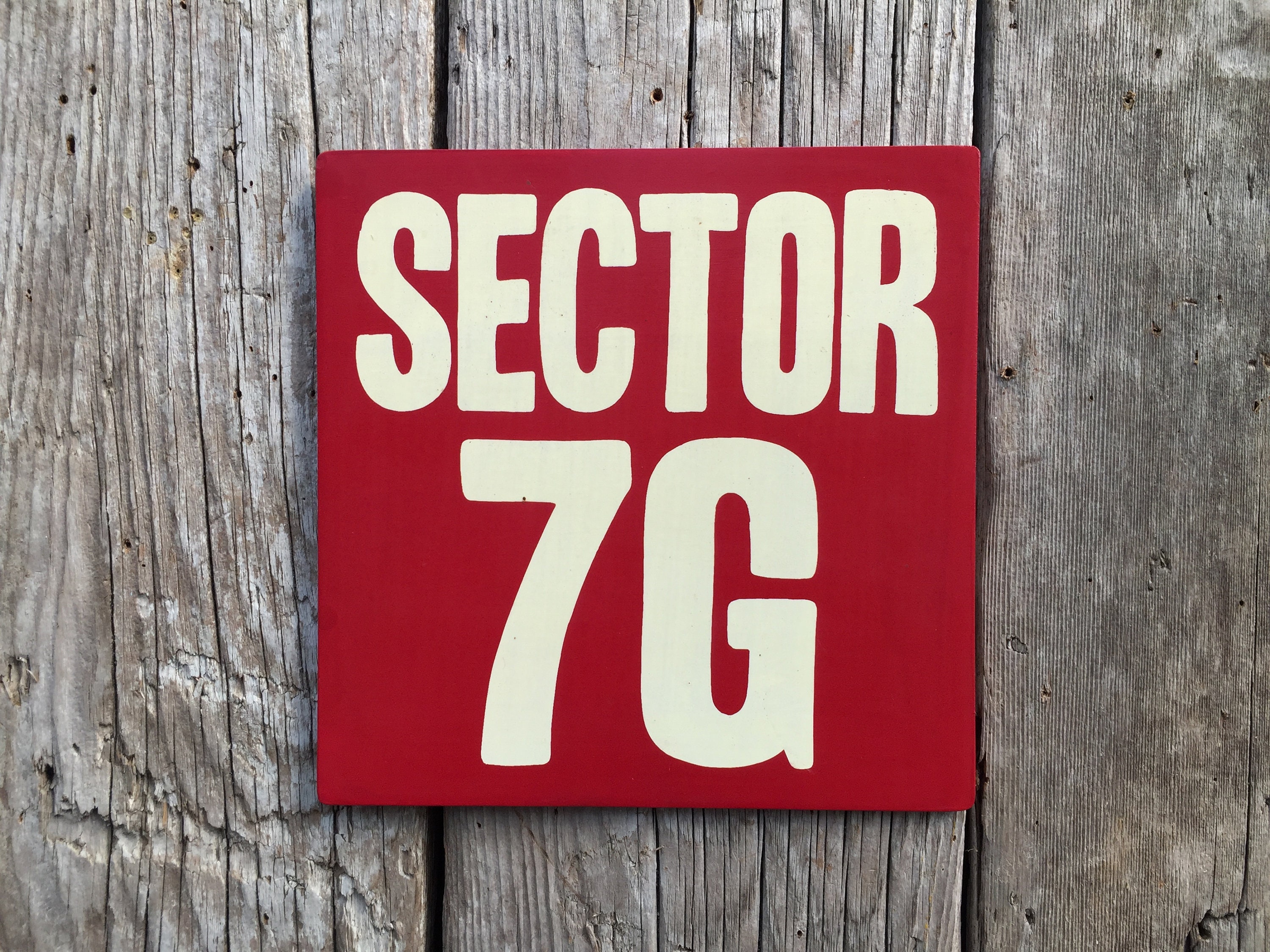 Sector 7G Sign the Simpsons Handmade Screen Printed Sign | Etsy