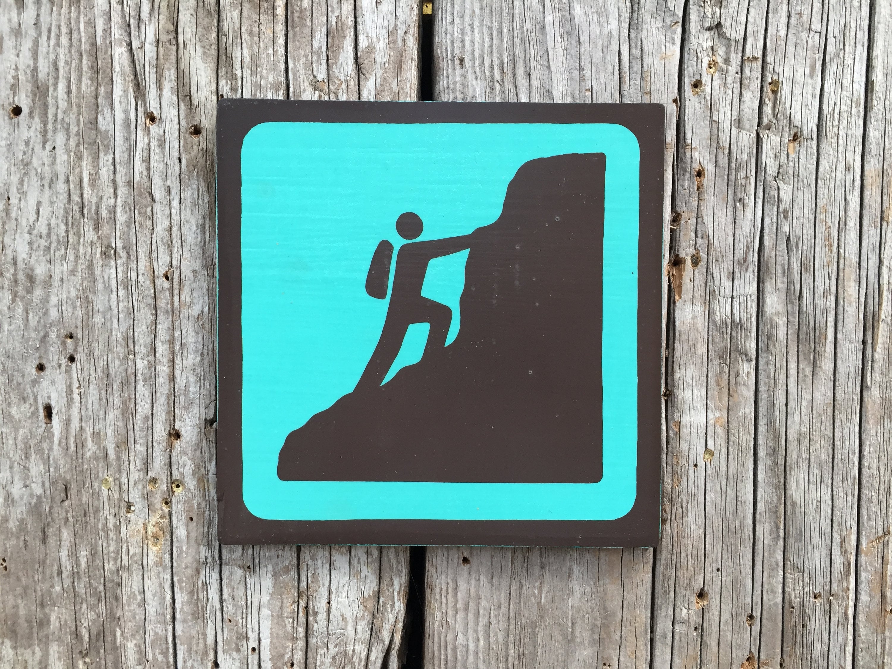 Rock Climbing Signs