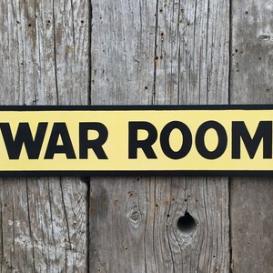 War Room Sign | White House | the West Wing | Handmade Screen Printed ...