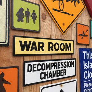 War Room Sign White House the West Wing Handmade Screen Printed Sign ...