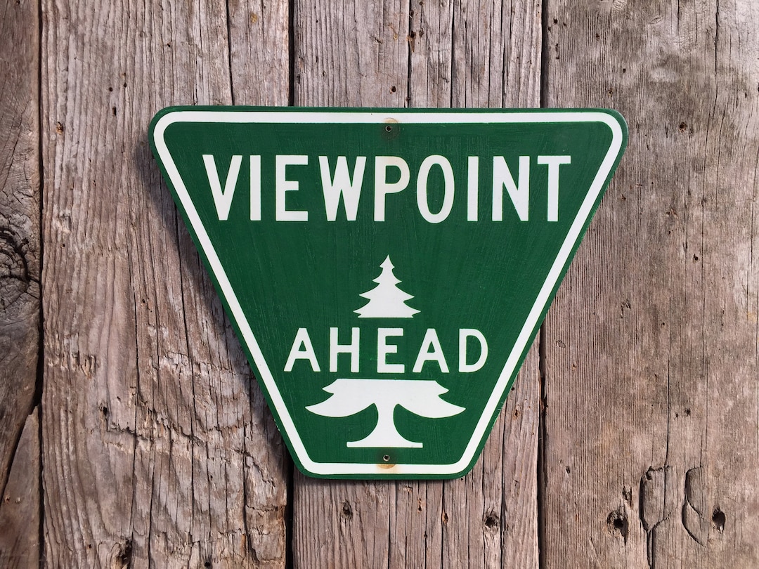 Viewpoint Ahead Sign | Handmade Screen Printed Sign | Roadtrip ...
