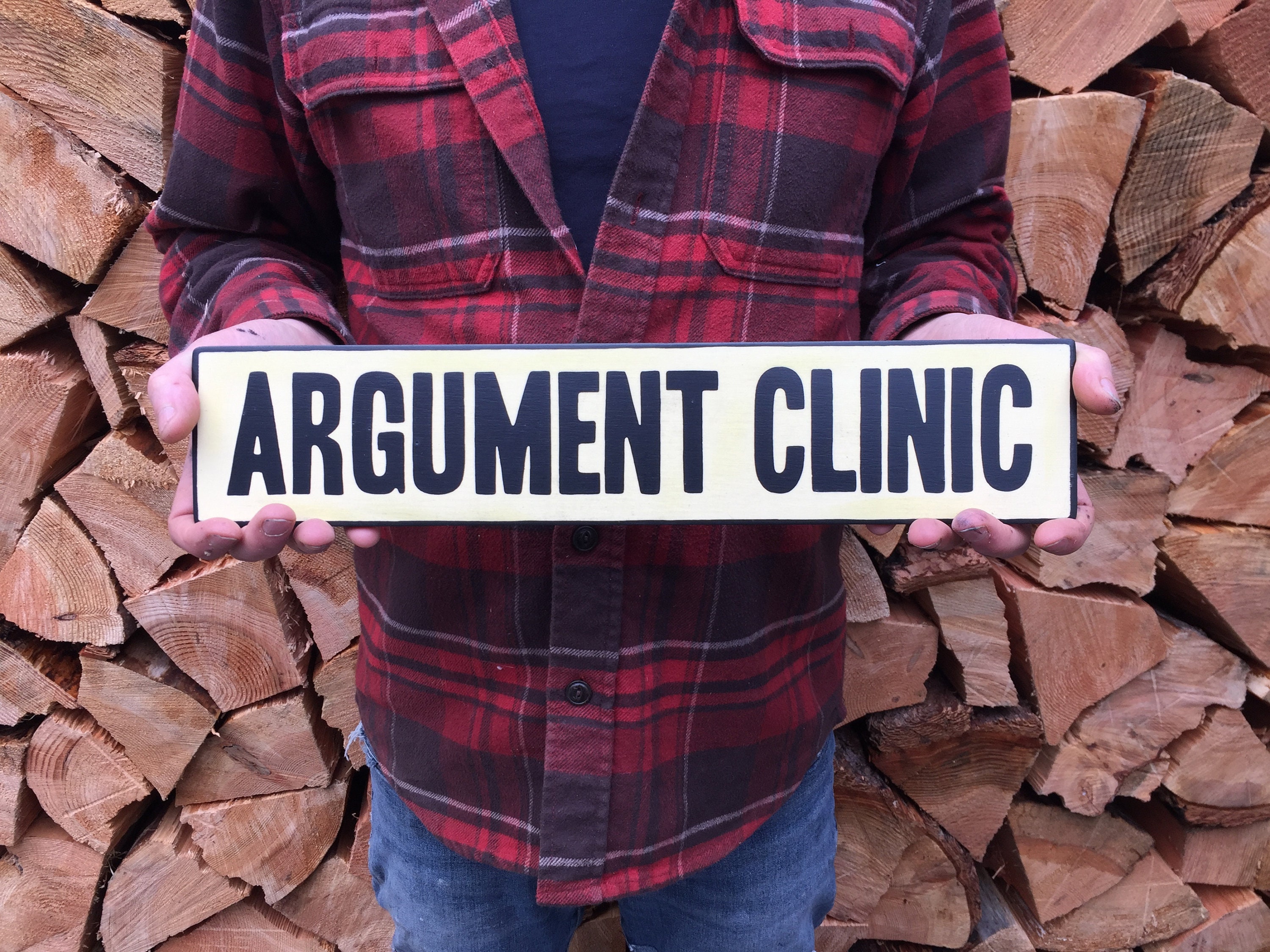 Argument Clinic Sign Monty Python Handmade Screen Printed - Etsy Canada