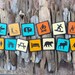 Kayaking Icon Sign | Handmade Screen Printed Sign | National Park ...