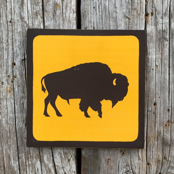 Bison Print - Etsy