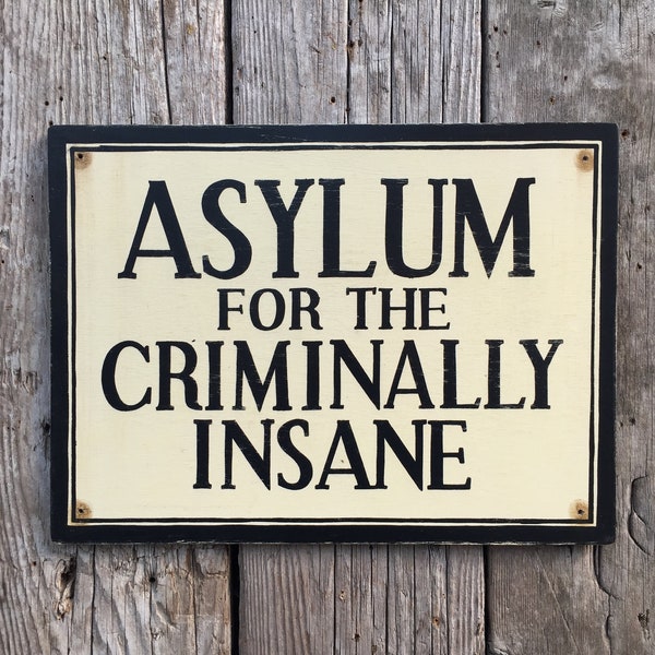 Insane Asylum - Etsy