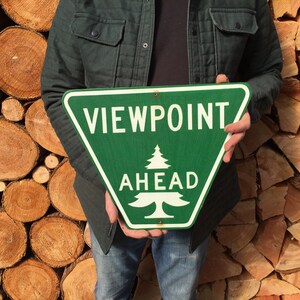 Viewpoint Ahead Sign | Handmade Screen Printed Sign | Roadtrip ...