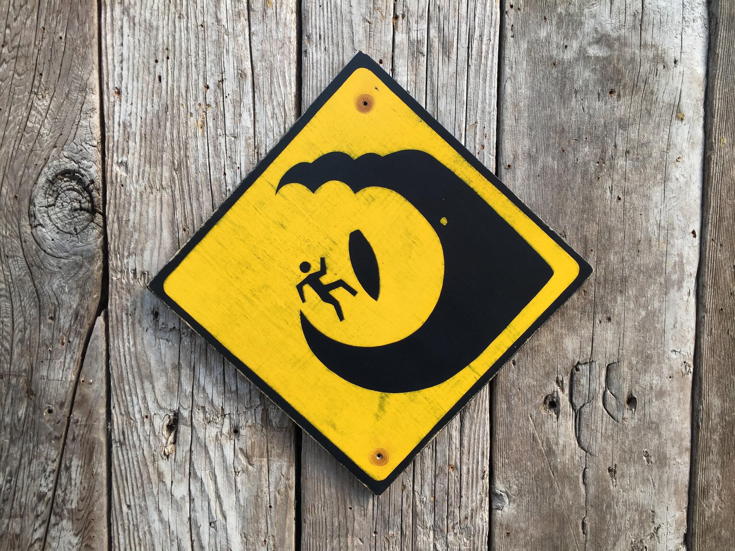 High Surf Sign Handmade Screen Printed Sign Surfing Beach | Etsy