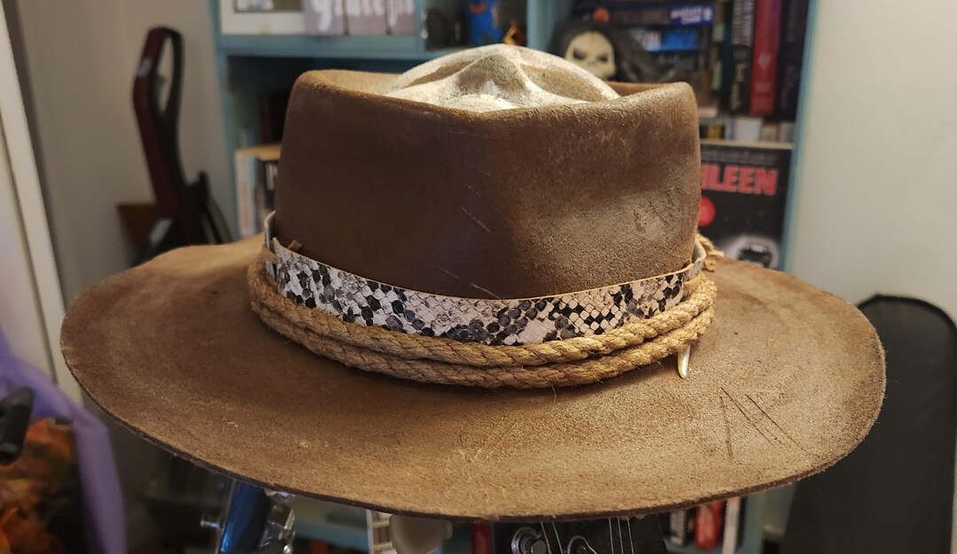 Western Skull Gambler Hat - Etsy