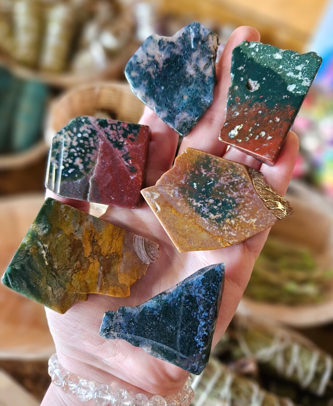 Fancy Agate Slice, (one), Slab - Etsy