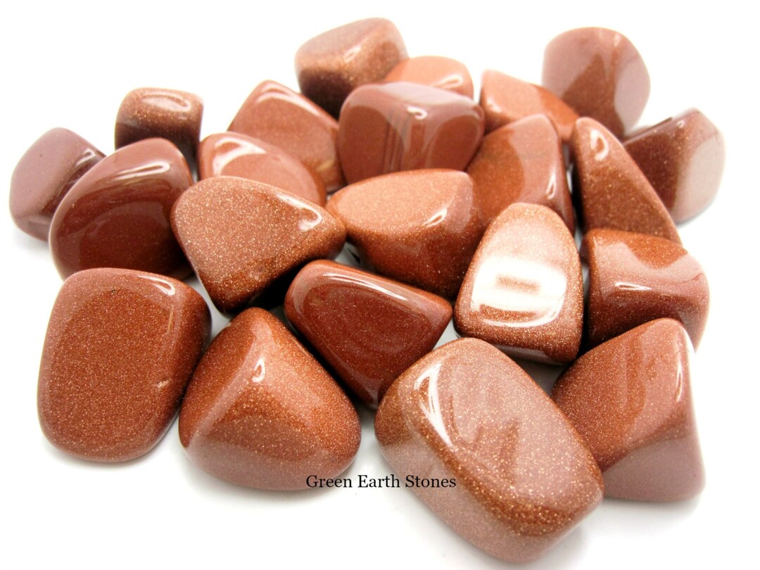 ONE XL Red Goldstone Tumbled Stone Crystals Feng Shui - Etsy