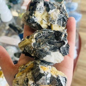 Calcite, Mica With Biotite Raw Piece - Etsy