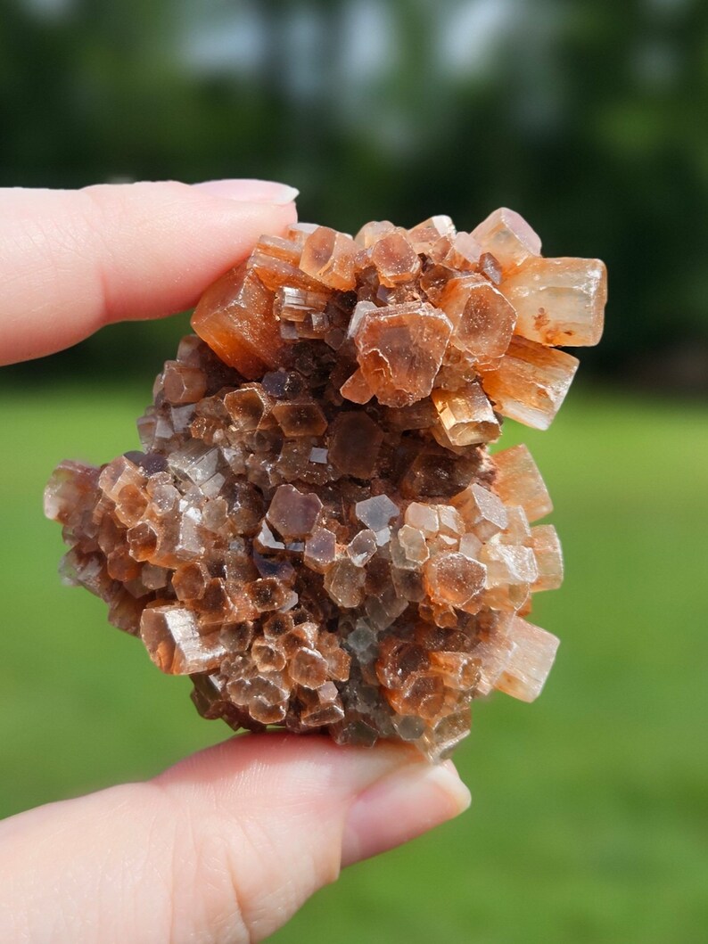 Aragonite Crystal Cluster, Brown Aragonite (one) - Etsy