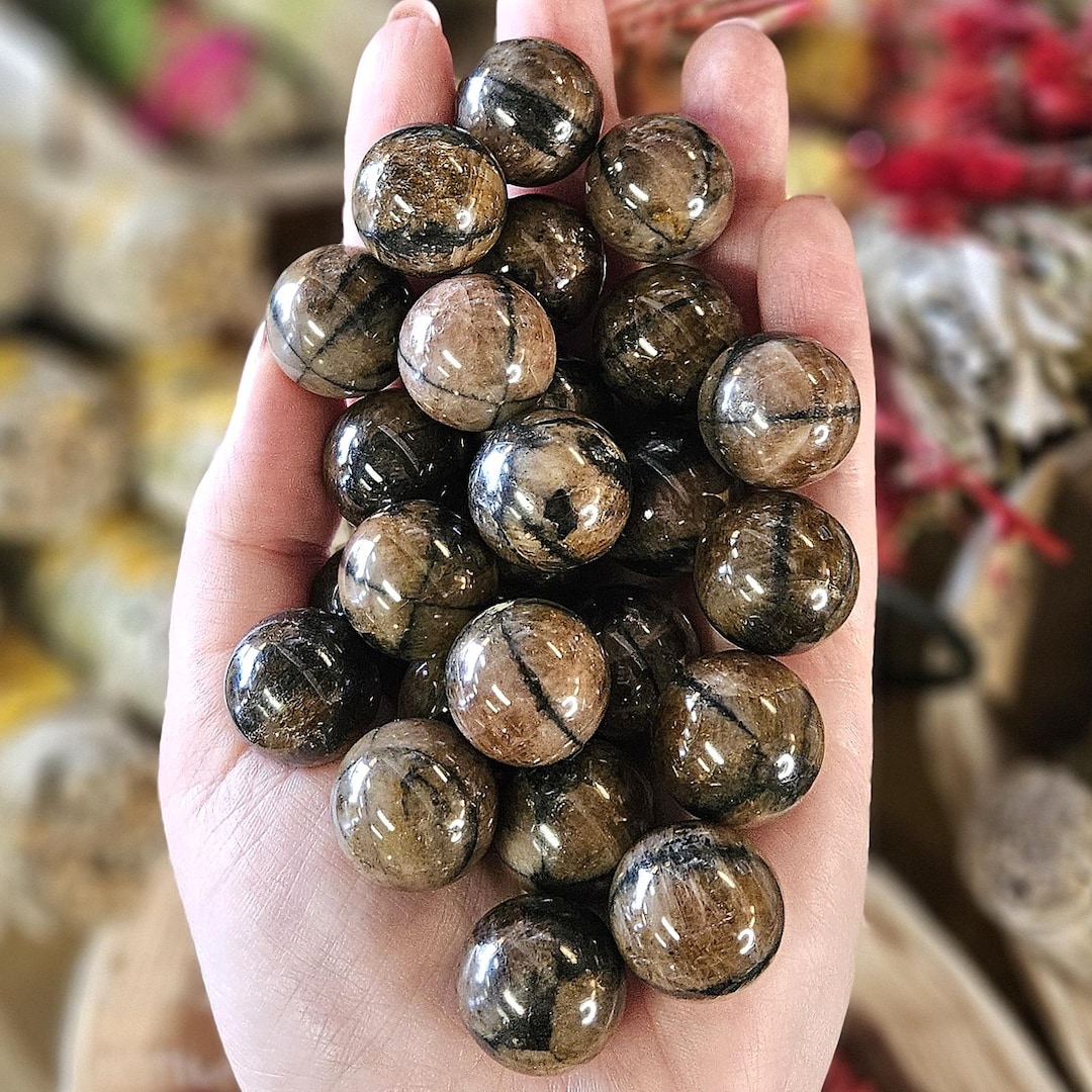 Chiastolite Mini Sphere, One - Etsy