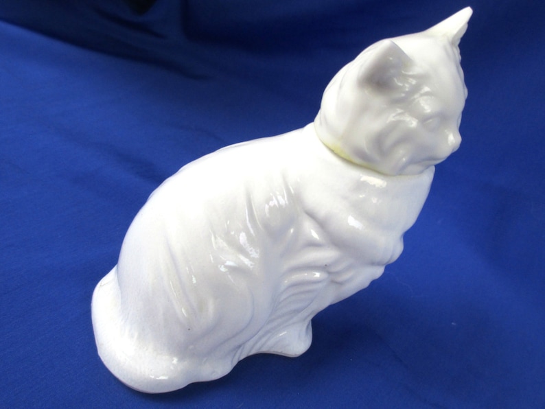 AVON kitten Little White Cat Milk Glass N Plastic - Etsy