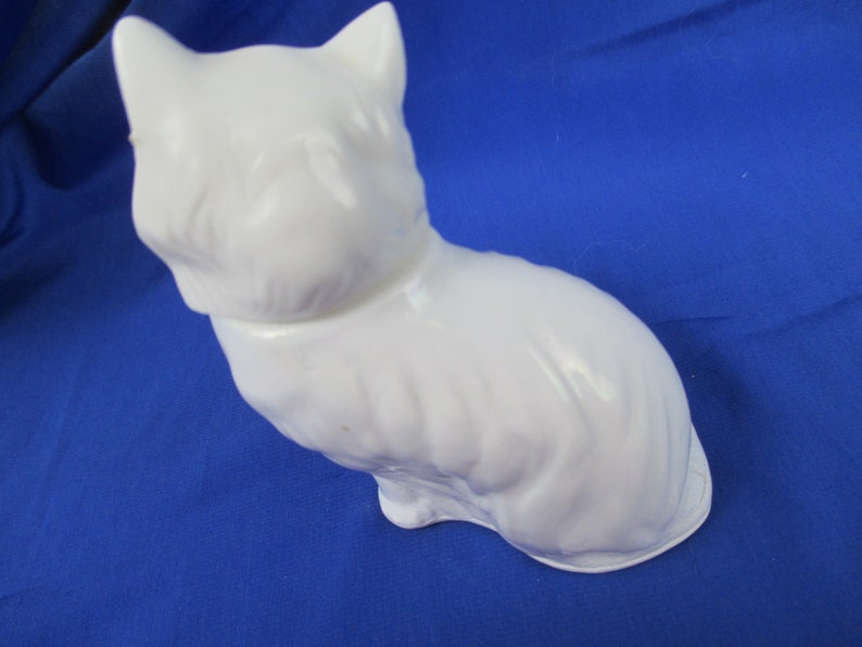 AVON kitten Little White Cat Milk Glass N Plastic - Etsy