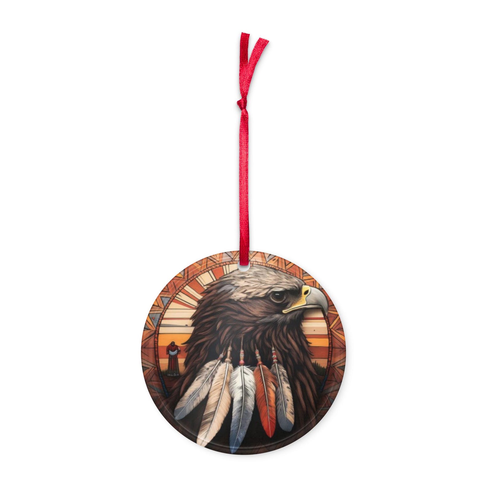 Native American Tribal Ornament, Cultural Christmas Decoration ...