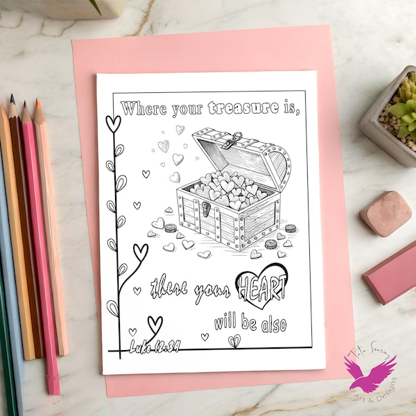 Luke 12 Coloring Page - Etsy