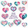 Colorful Heart Clipart Set, Valentine Hearts PNG Clipart Bundle - Etsy