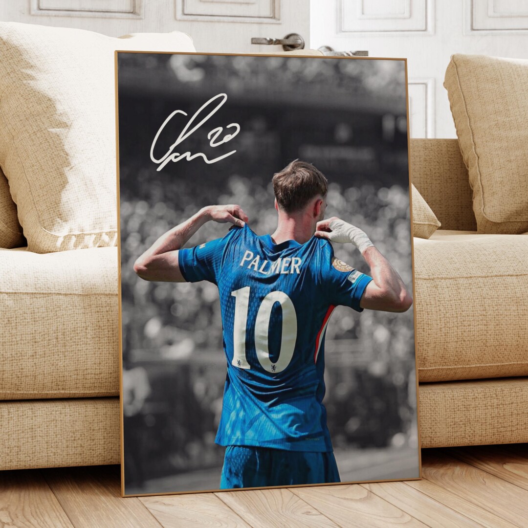 Cole Palmer Poster, Palmer Wall Art, Soccer Bedroom Poster, Palmer Fan ...