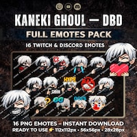 10 Pack Anime Emotes | Manga Twitch Emotes | Anime Twitch Emotes ...