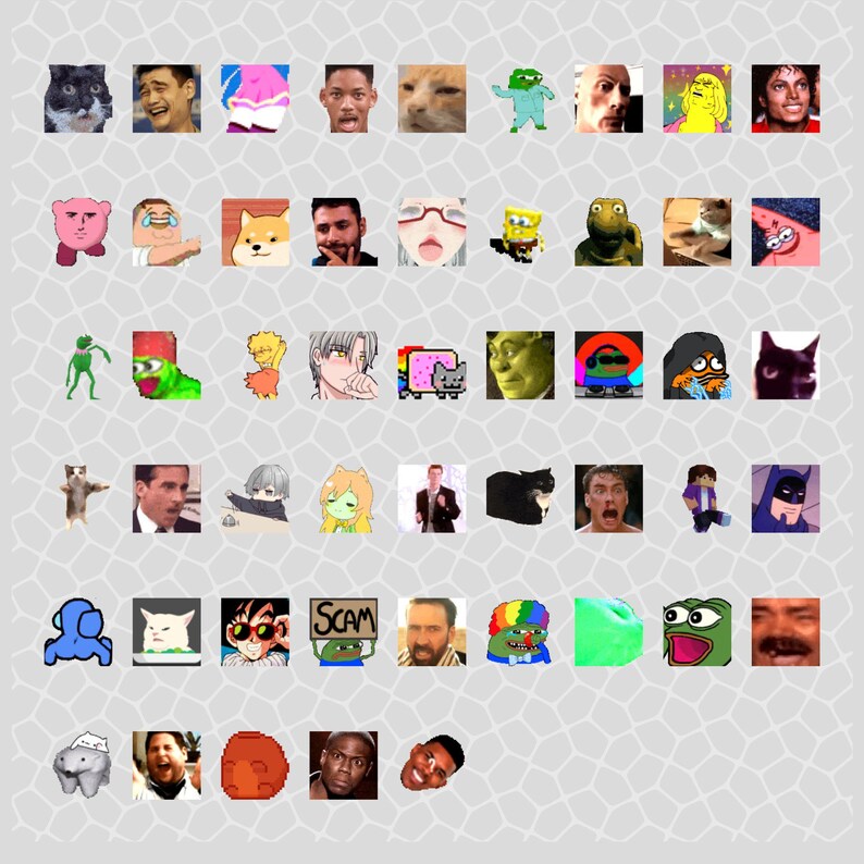 Animated Meme Emotes Pack: 150 Viral Gifs for Twitch, Discord & Youtube ...