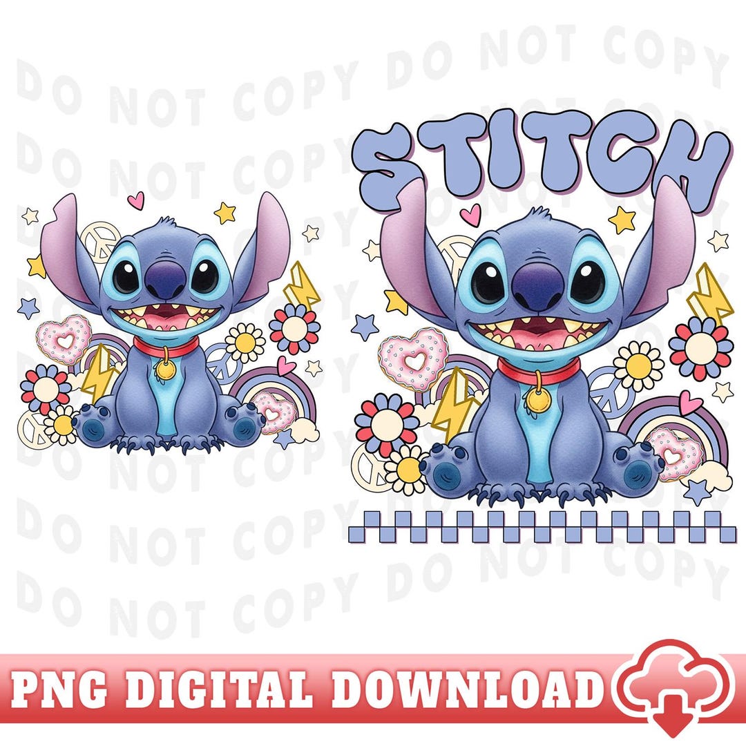 Lilo and Stitch Magical Summer PNG, Stitch Aloha Floral Png, Stitch ...