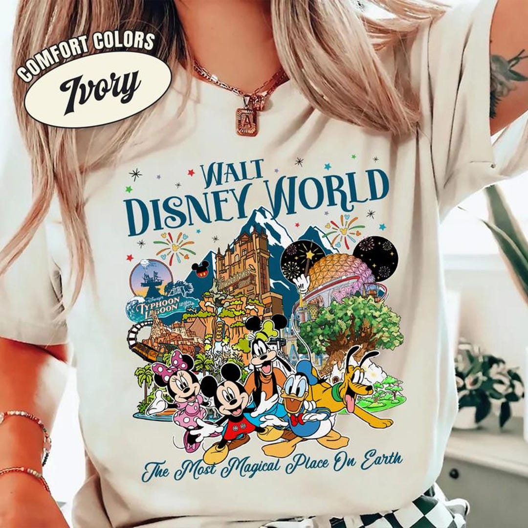Comfort Walt Disneyworld the Most Magical Place on Earth Shirt ...