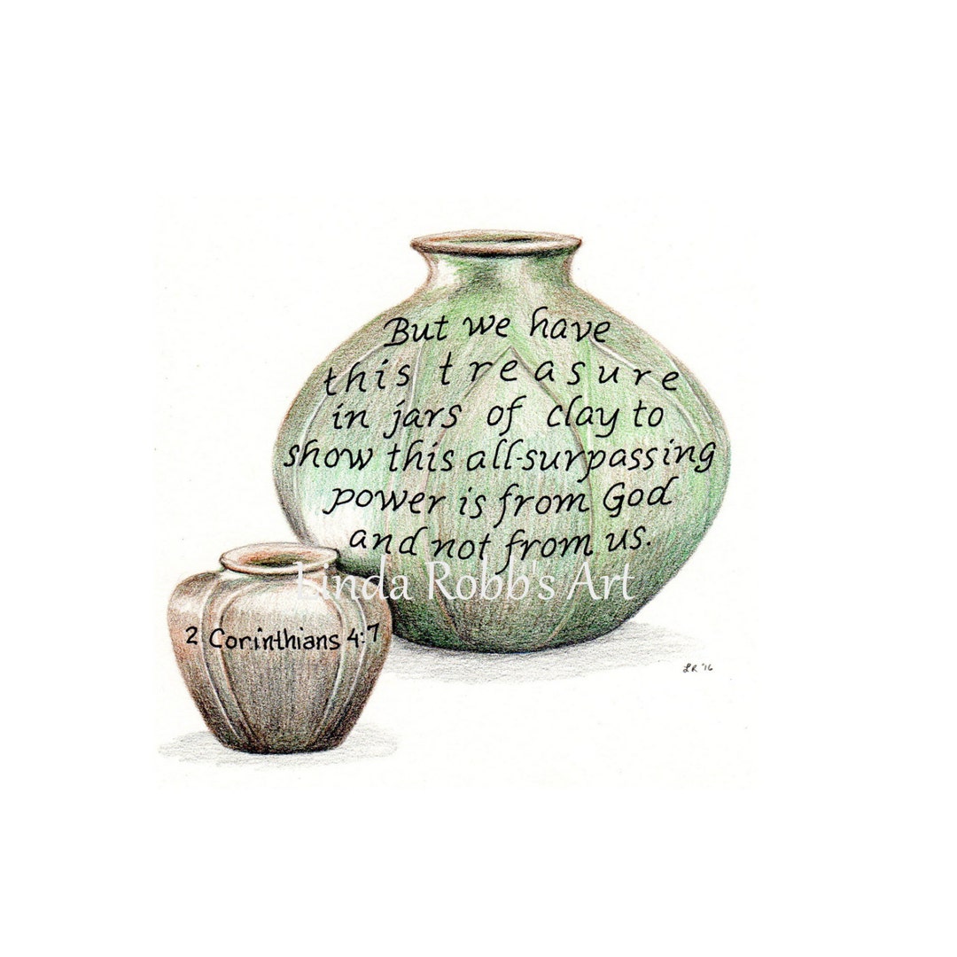 Jars of Clay Bible Verse Art: Christian Typography (digital Download ...