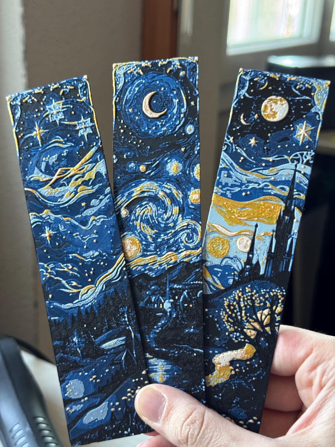Bookmark Set Starry Night Bookmark V2, Fantasy Bookmark, Autumn ...