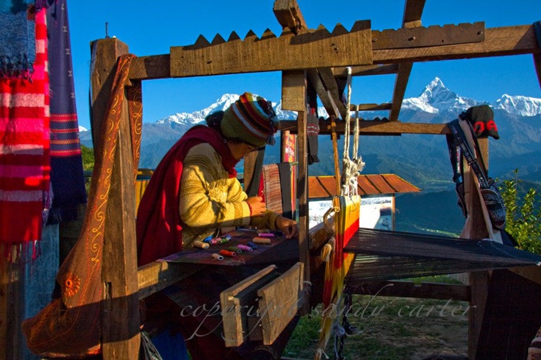 Nepal Weaver - Fine Art Photograph - Etsy