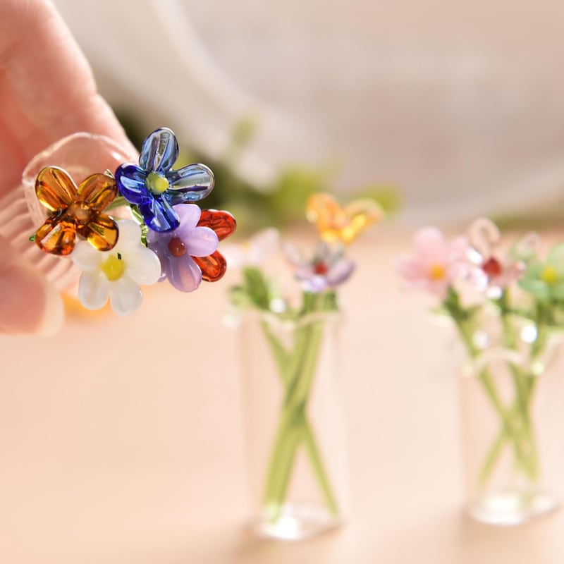 Glass Flower - Etsy
