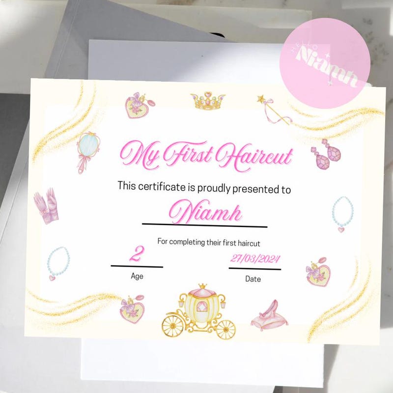 First Haircut Keepsake - Etsy