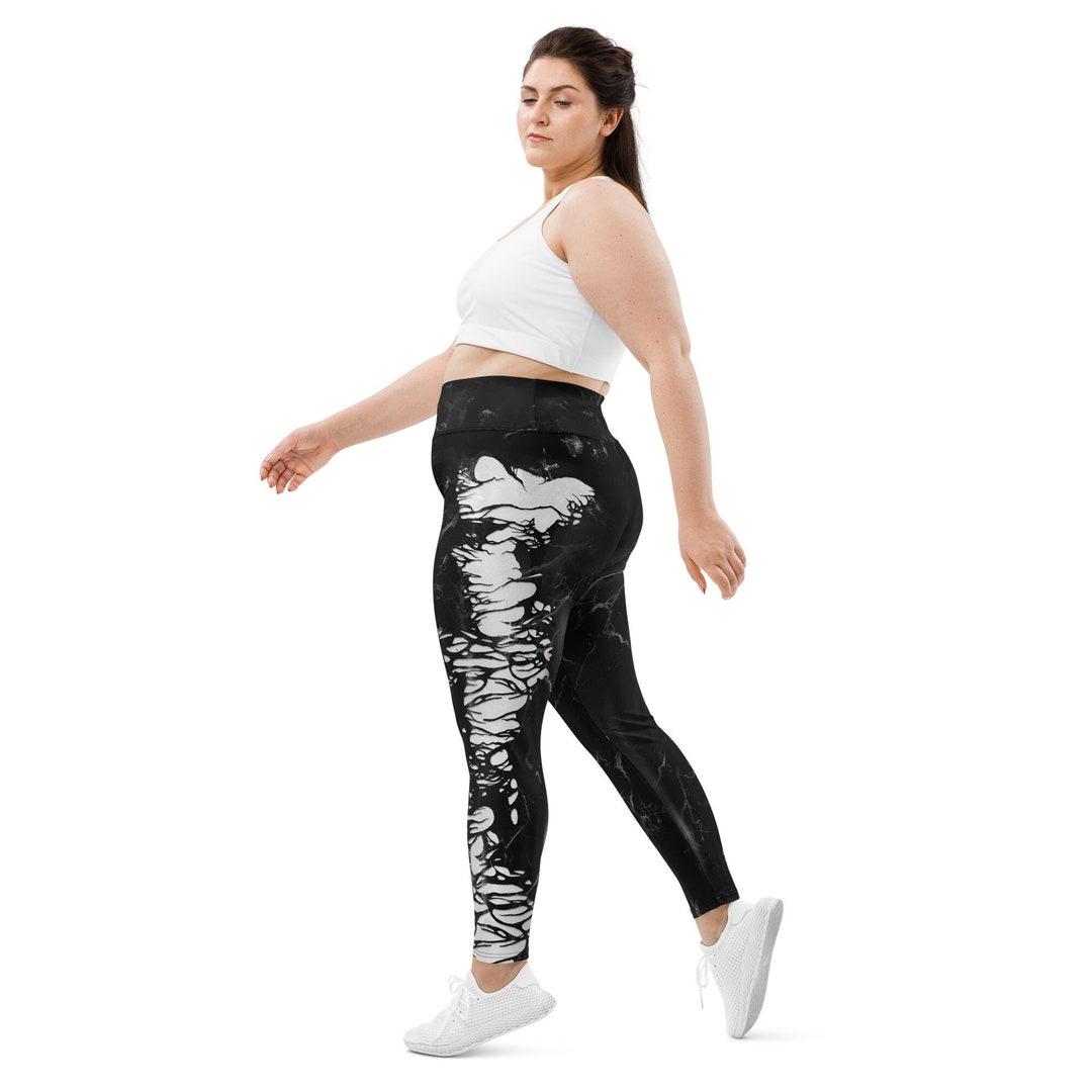 PLUS Symbiote Take Over Venom Cosplay Leggings - Etsy