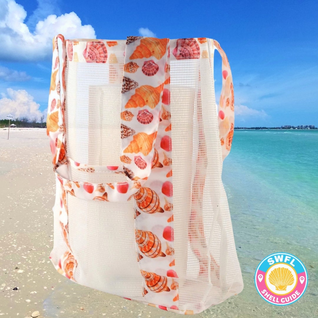 Seashell Shelling Bag! Beach Bag With Shells of Southwest Florida ...